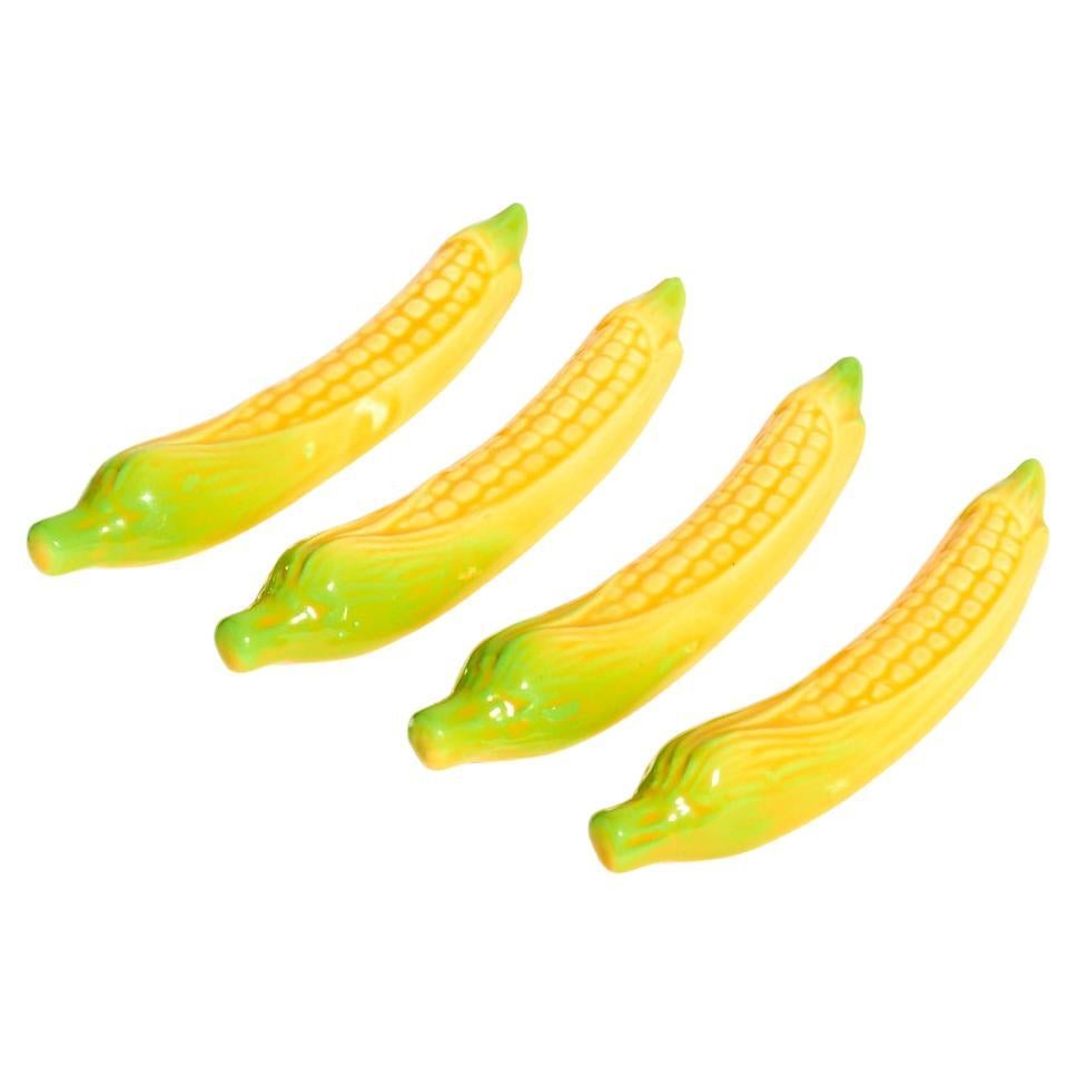 Grande Maison HB Quimper French Faïence Breton Figural Knife Rests, Set ...