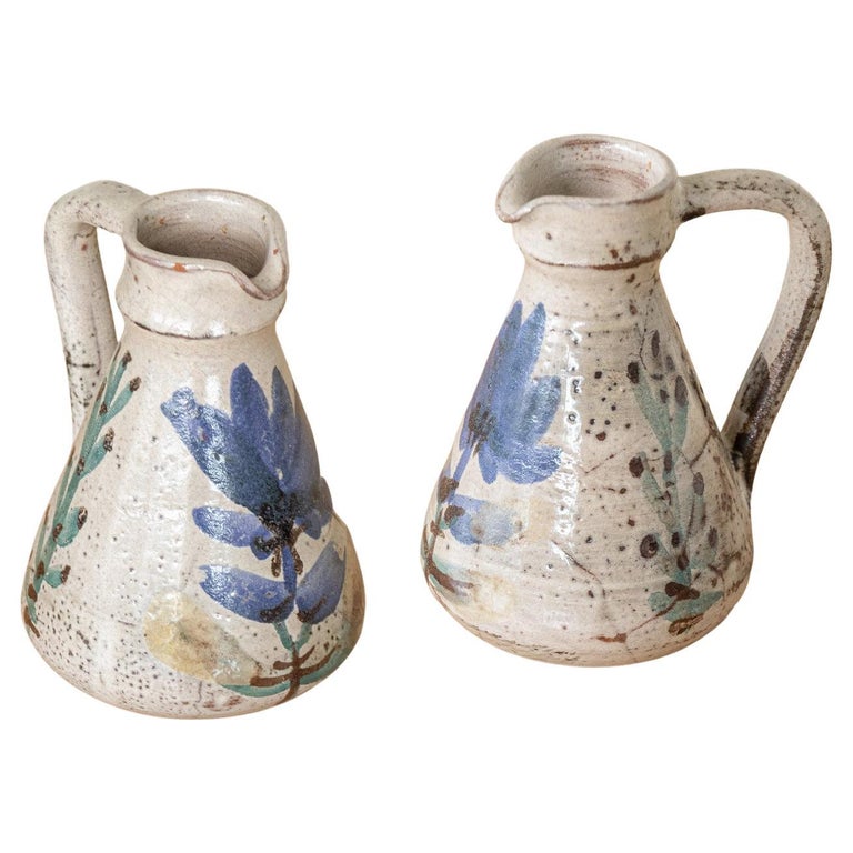 French Ceramic Creamer Set by Gustave Reynaud For Sale at 1stDibs
