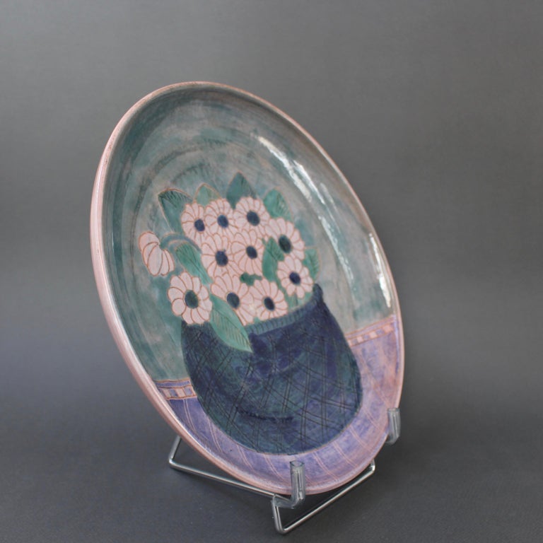 French Ceramic Decorative Platter by the Frères Cloutier 'circa 1970s ...