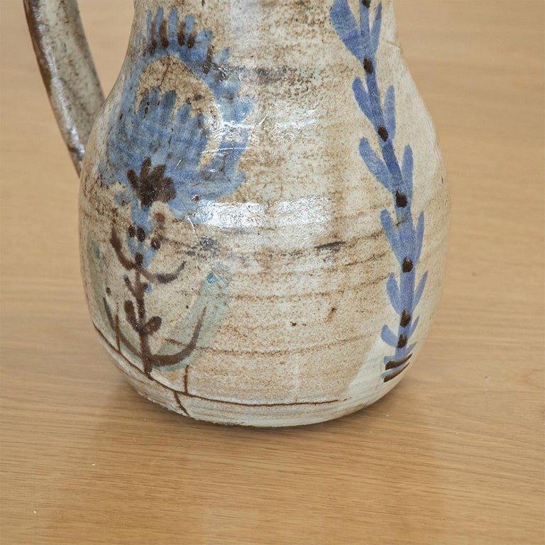 French Ceramic Pitcher by Gustave Reynaud at 1stDibs