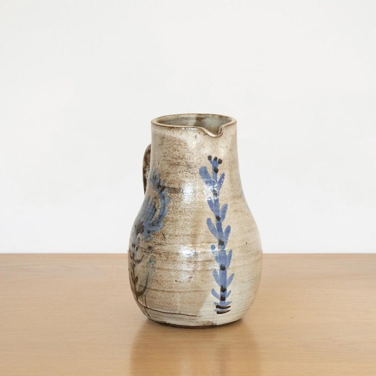 French Ceramic Pitcher by Gustave Reynaud at 1stDibs