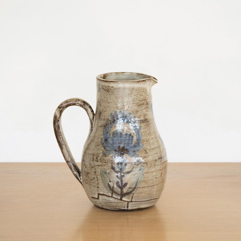 French Ceramic Pitcher by Gustave Reynaud at 1stDibs
