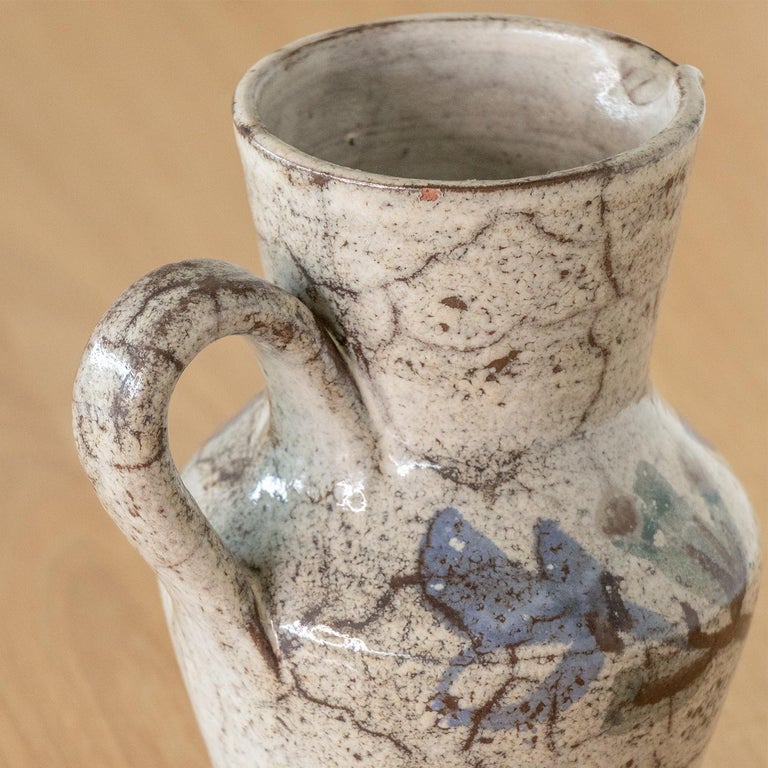 French Ceramic Pitcher by Gustave Reynaud For Sale at 1stDibs