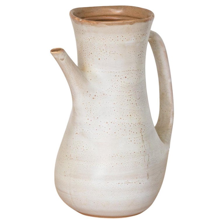 French Ceramic Pitcher For Sale at 1stDibs