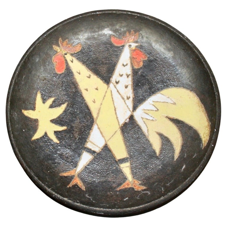 French Ceramic Plate For Sale at 1stDibs
