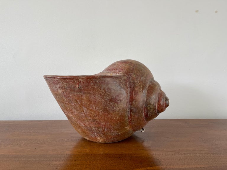 French Ceramic Shell Lamp at 1stDibs