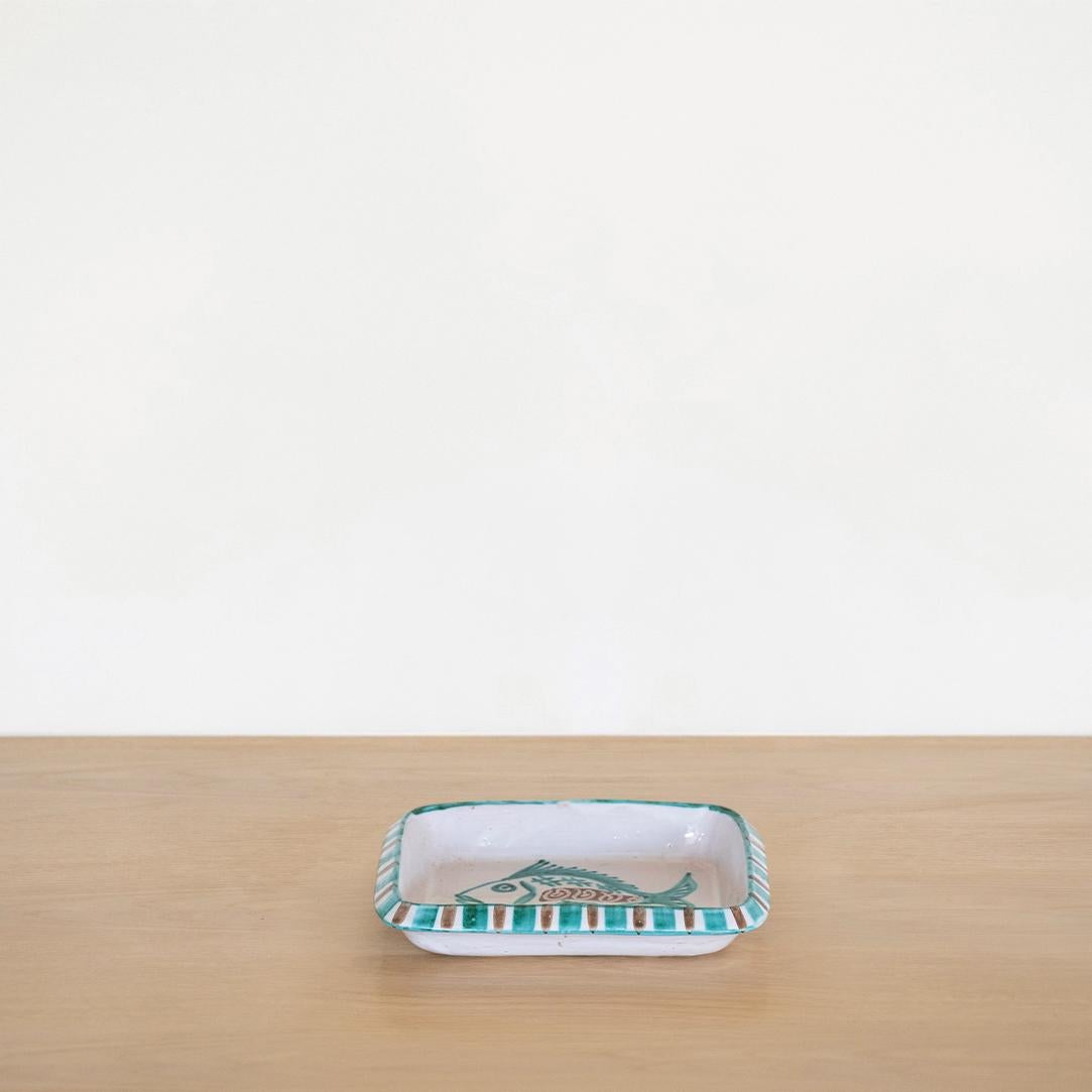 French Ceramic Vide Poche by Robert Picault For Sale at 1stDibs