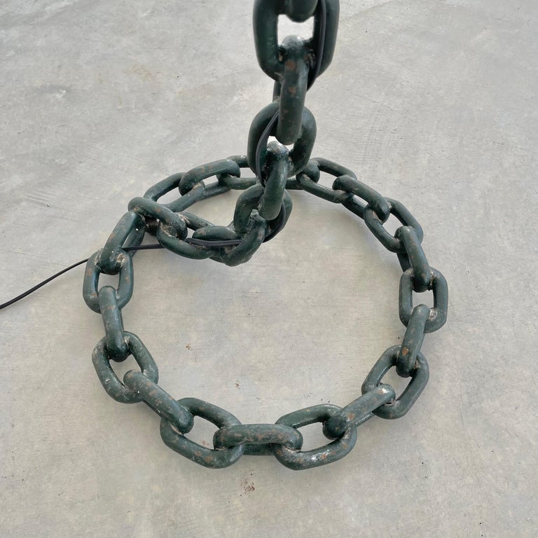 French Chain Floor Lamp, 1950s France For Sale at 1stDibs
