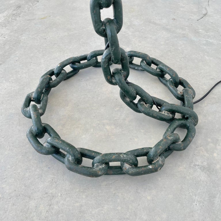 French Chain Floor Lamp, 1950s France For Sale at 1stDibs