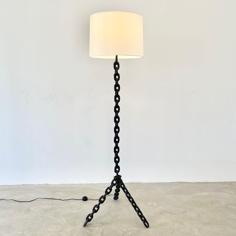 French Chain Tripod Floor Lamp, 1960s France For Sale at 1stDibs