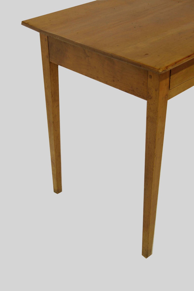 French Cherry One Drawer Table For Sale at 1stDibs