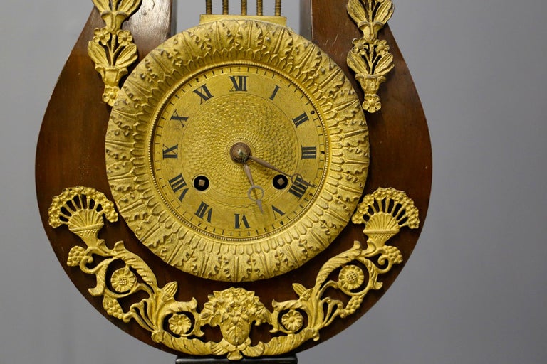 French Clock Napoléon III Original Label on the Back, 1867 For Sale at ...
