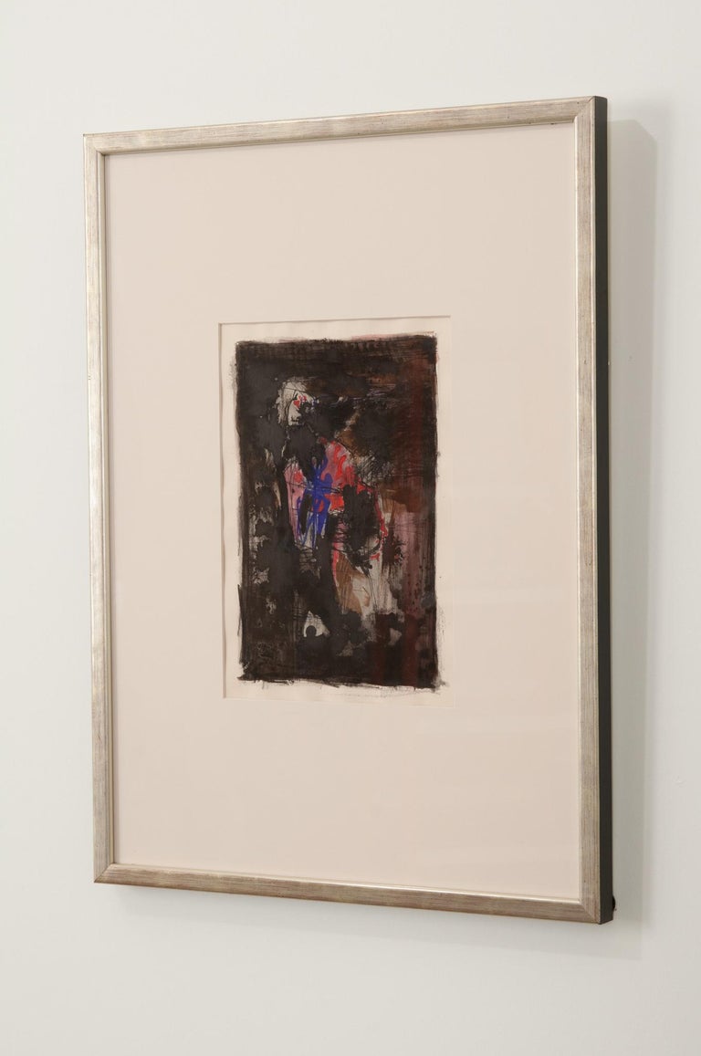 French Collection of Framed Abstract Paintings For Sale at 1stDibs