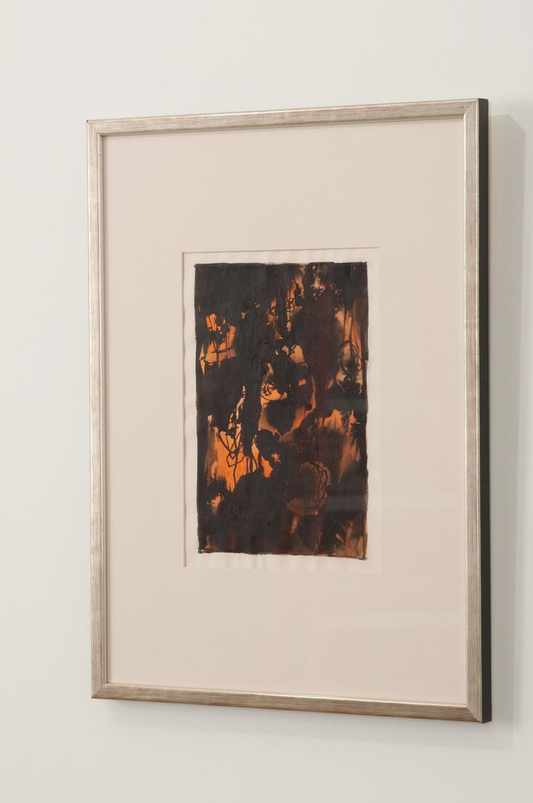 French Collection of Framed Abstract Paintings For Sale at 1stDibs