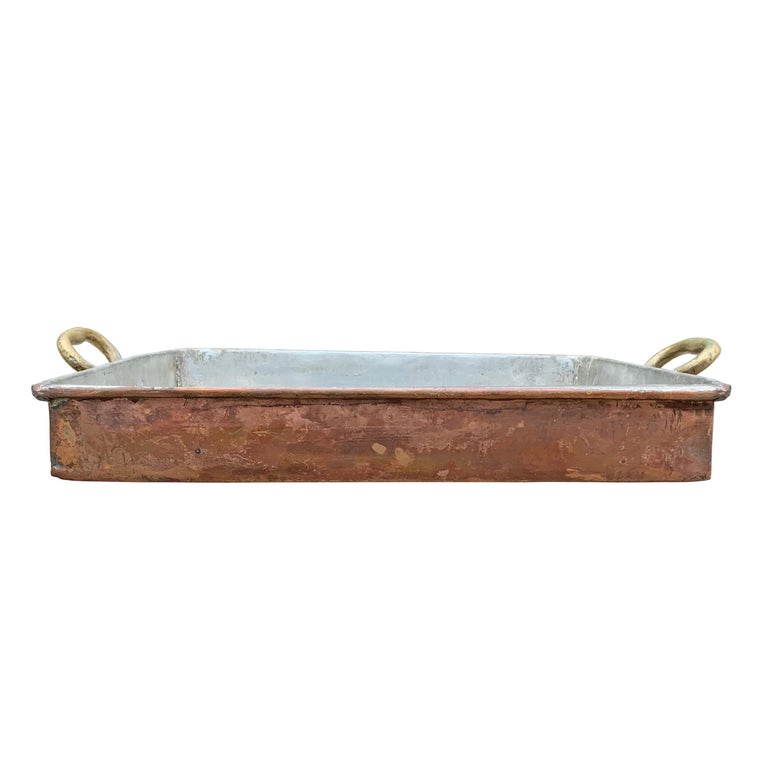 French Copper Roasting Pan at 1stDibs