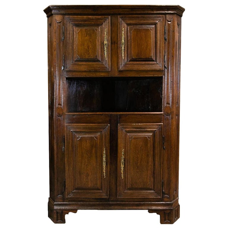 French Corner Cupboard For Sale at 1stDibs