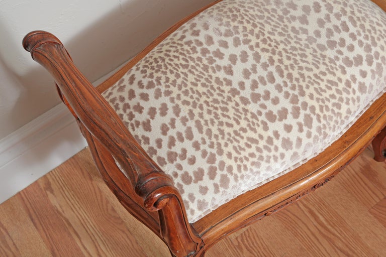 French Country Bench in Louis XV Style at 1stDibs