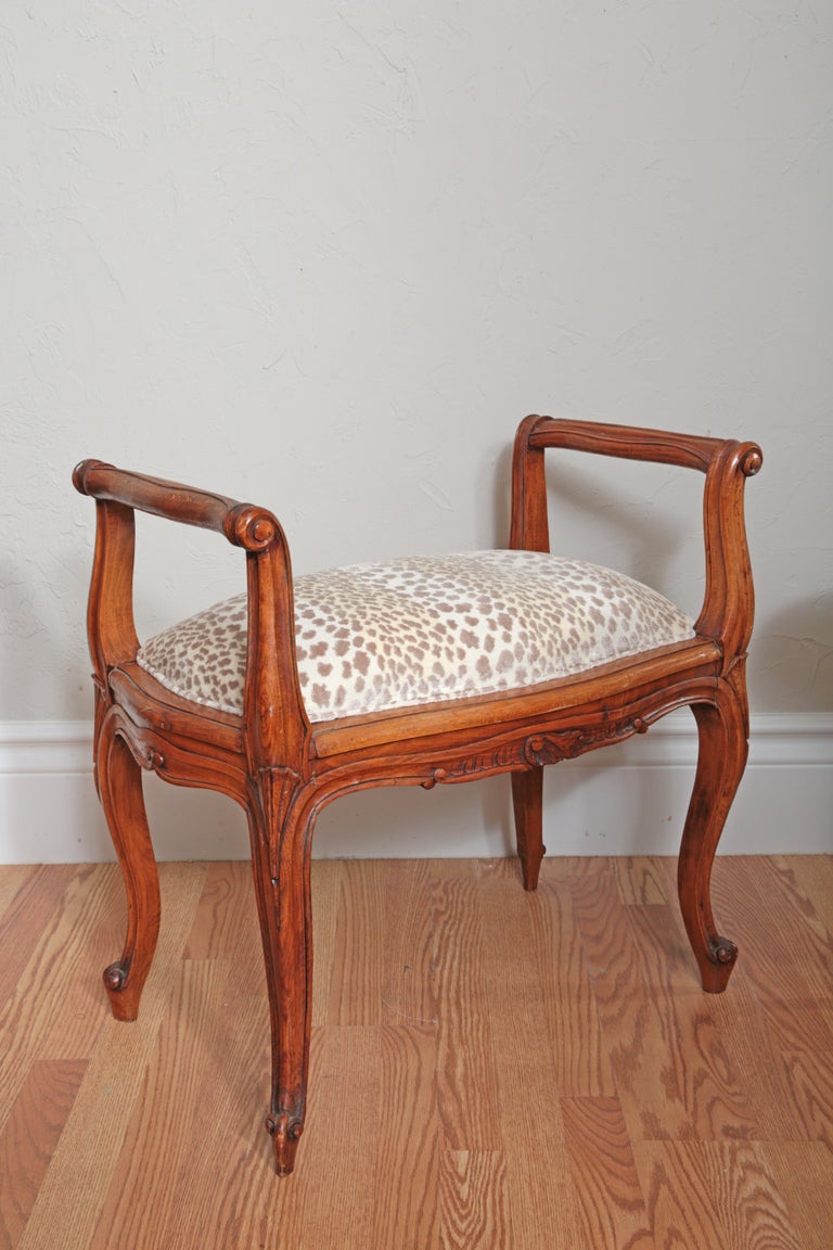 French Country Bench in Louis XV Style at 1stDibs