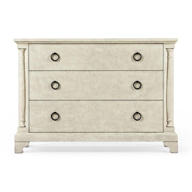 French Country Chest of Drawers, Whitewash For Sale at 1stDibs