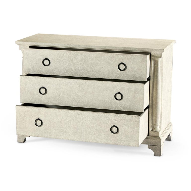 French Country Chest of Drawers, Whitewash For Sale at 1stDibs