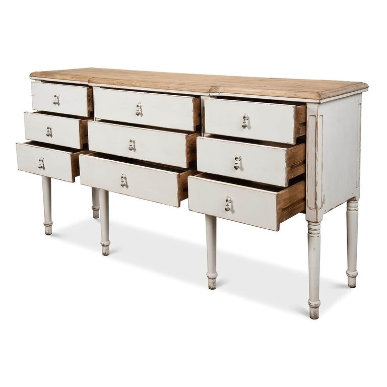 French Country Painted Sideboard For Sale at 1stDibs