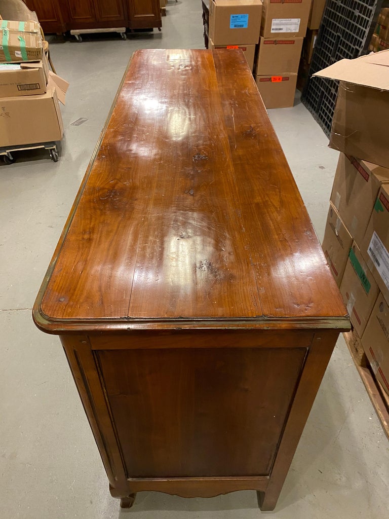 French Country Style Buffet Sideboard, Solid Cherry Sideboard, Carved ...
