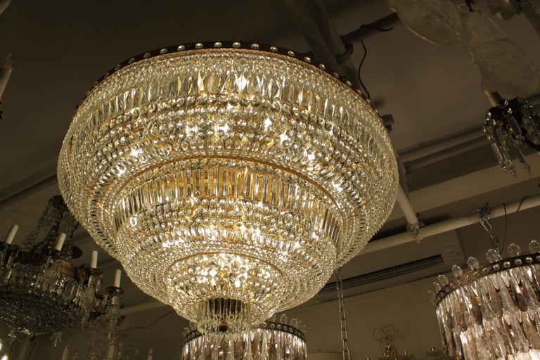 French Crystal Chandelier For Sale at 1stDibs