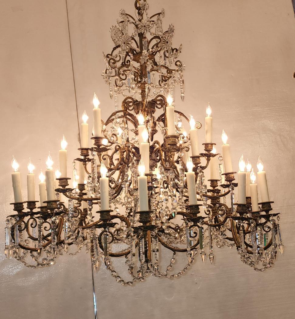 French Crystal Chandelier at 1stDibs