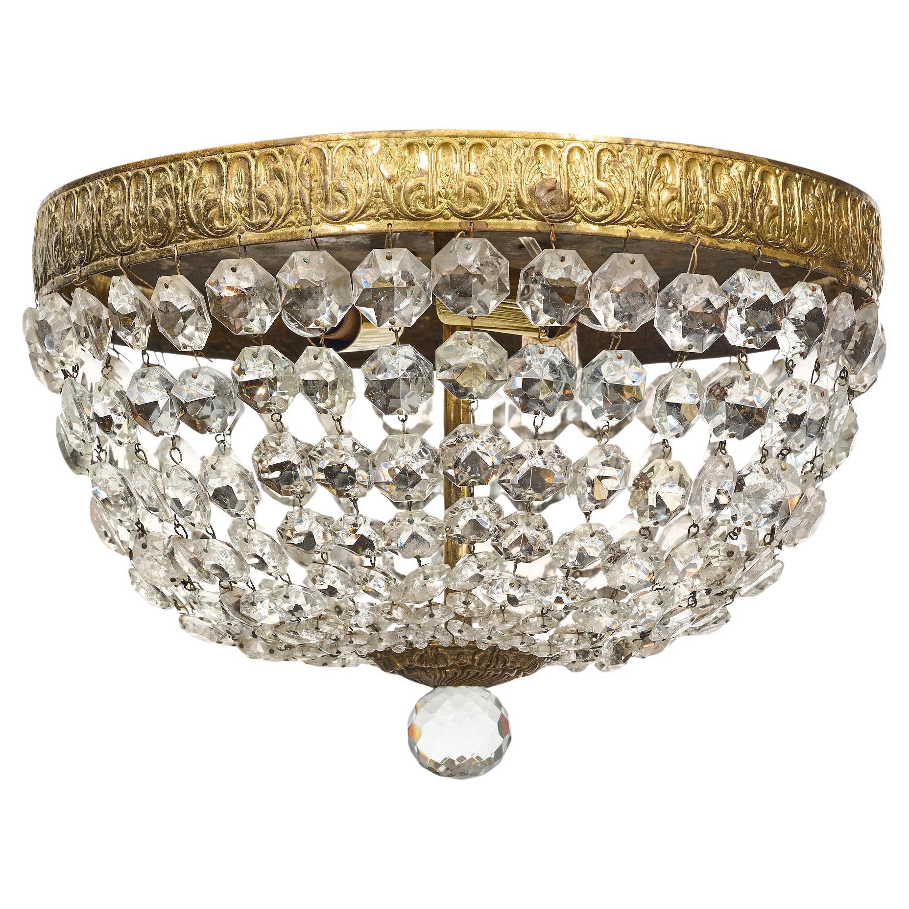 French Crystal Chandelier For Sale at 1stDibs