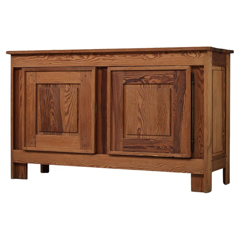 French Cubic Cabinet in Solid Pine at 1stDibs