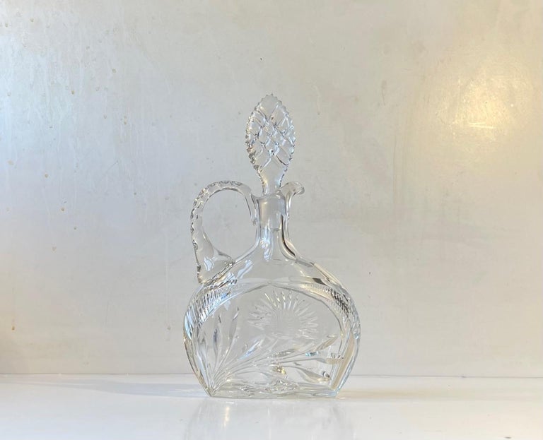 French Cut Crystal Decanter from Cristal De Lorraine, 1950s For Sale at ...