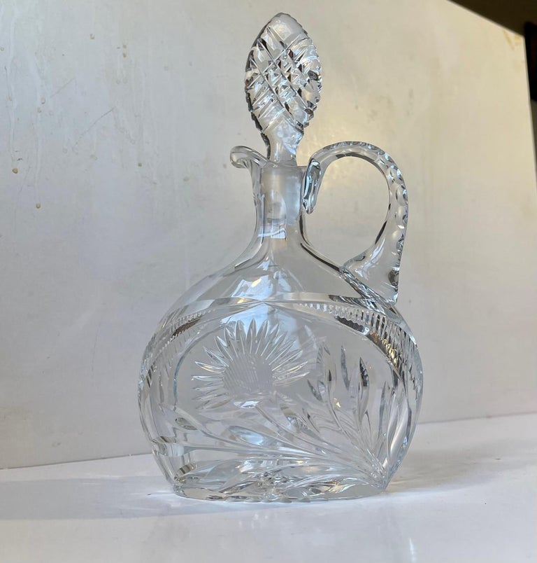 French Cut Crystal Decanter from Cristal De Lorraine, 1950s For Sale at ...