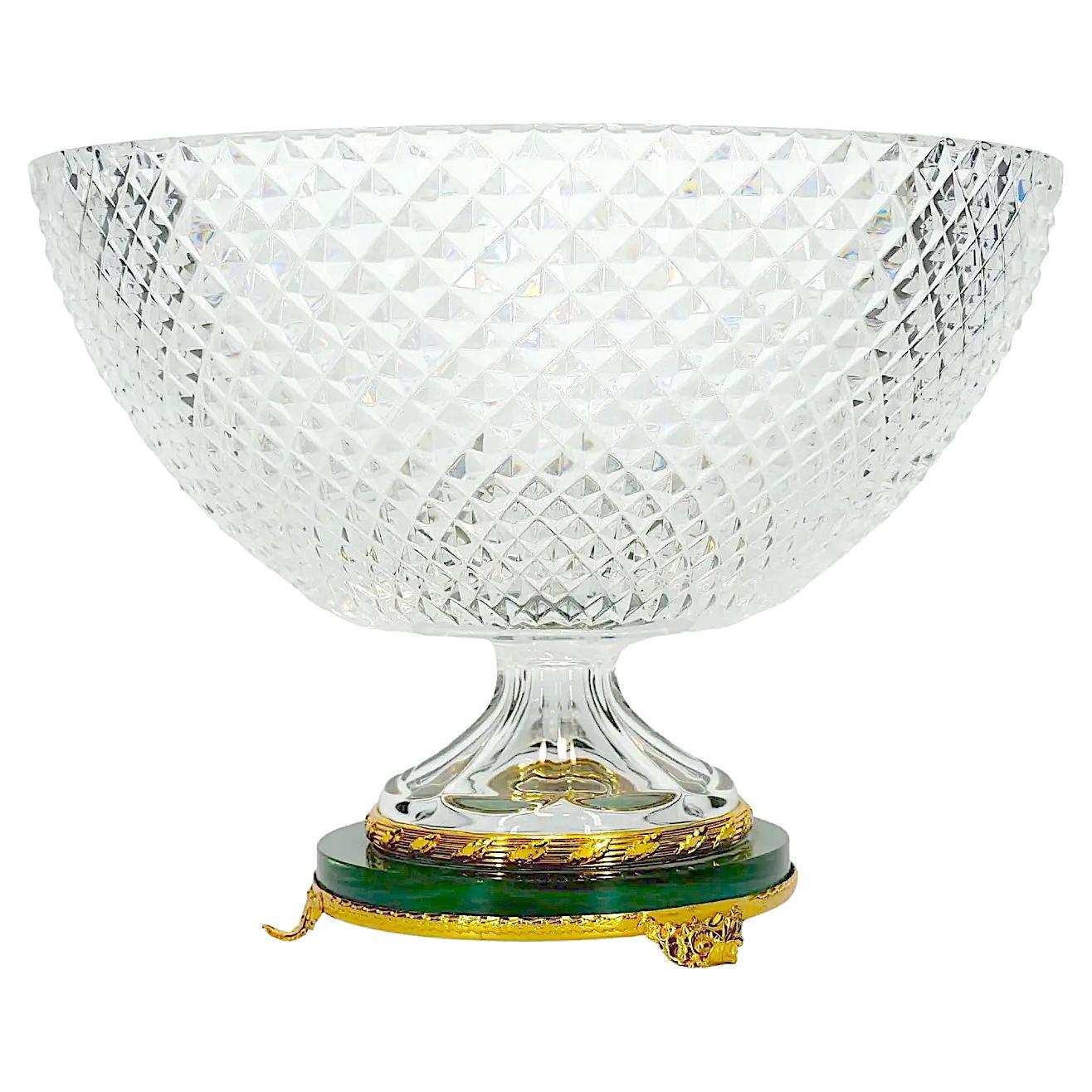Biomorphic Aluminum Footed Bowl at 1stDibs