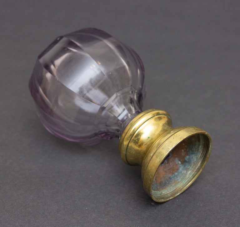 French Cut Glass Newel Post Finial at 1stDibs