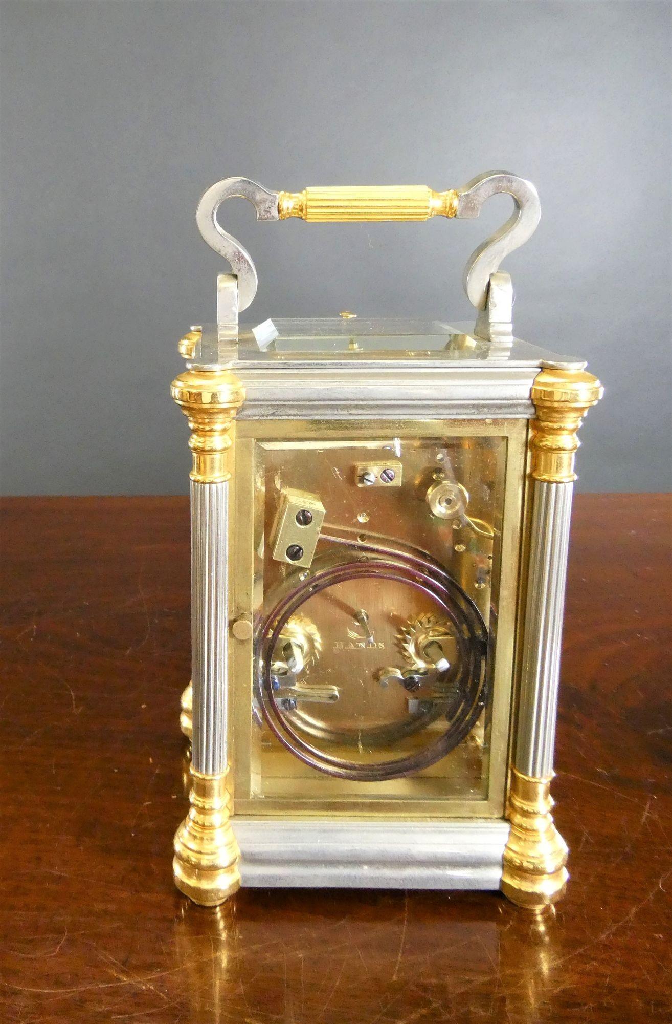 French Decorative Repeating Carriage Clock by Drocourt For Sale at ...