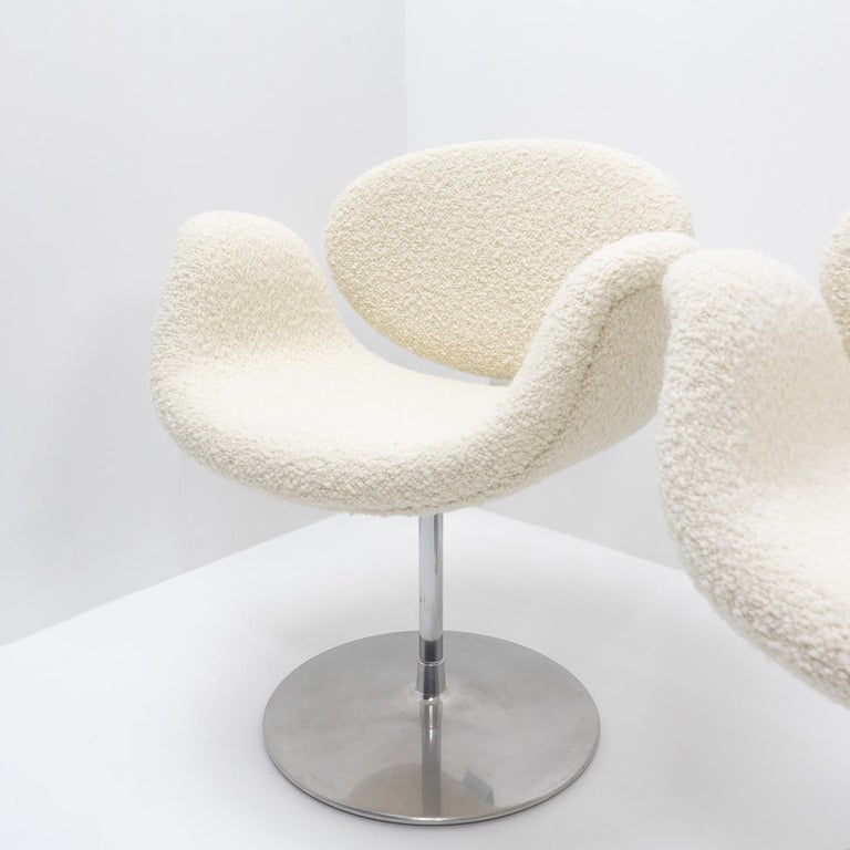 French Design Classic Pierre Paulin, Small Tulip Chairs, Set of Four ...