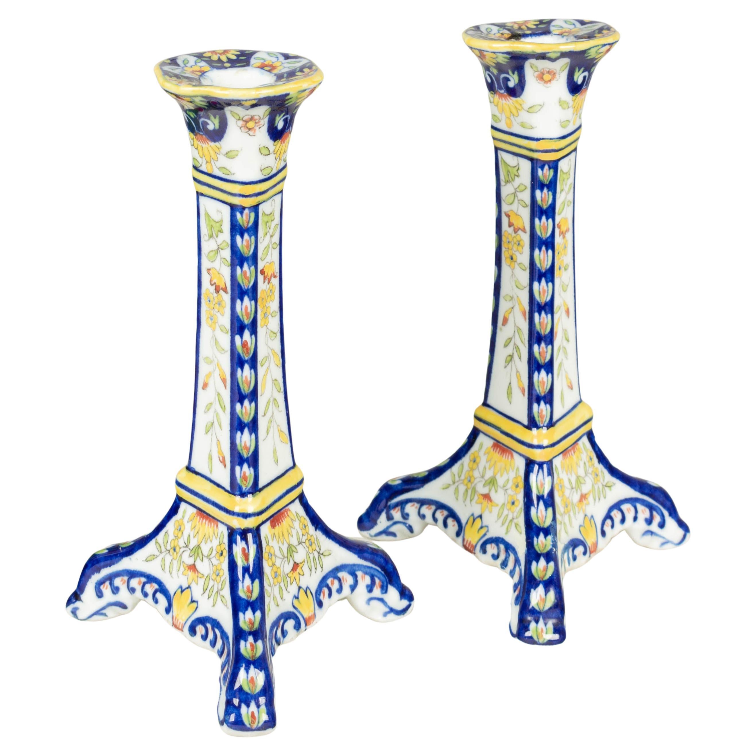 French Faience Cow Desvres, circa 1910 For Sale at 1stDibs