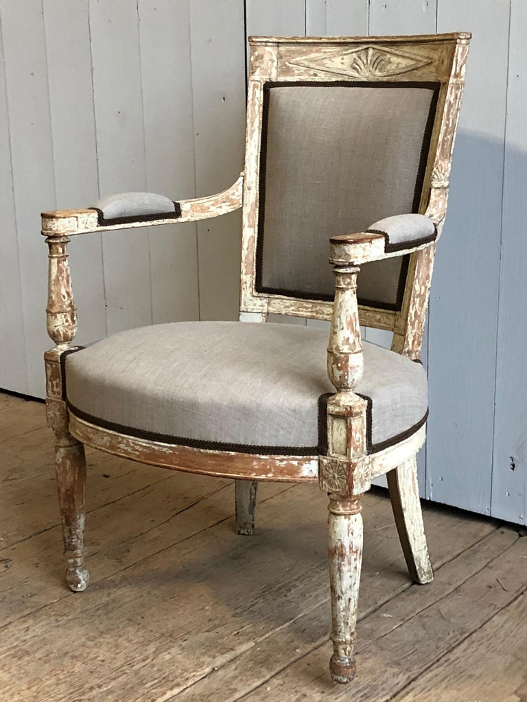 French Directoire Period Armchair, circa 1800 at 1stDibs
