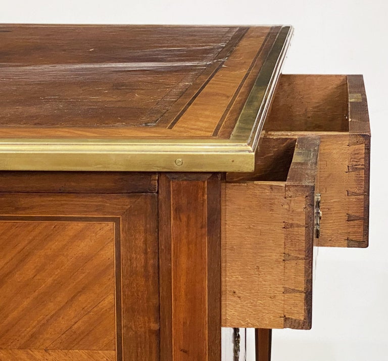 French Directoire Period Writing Desk of Walnut and Mahogany with ...
