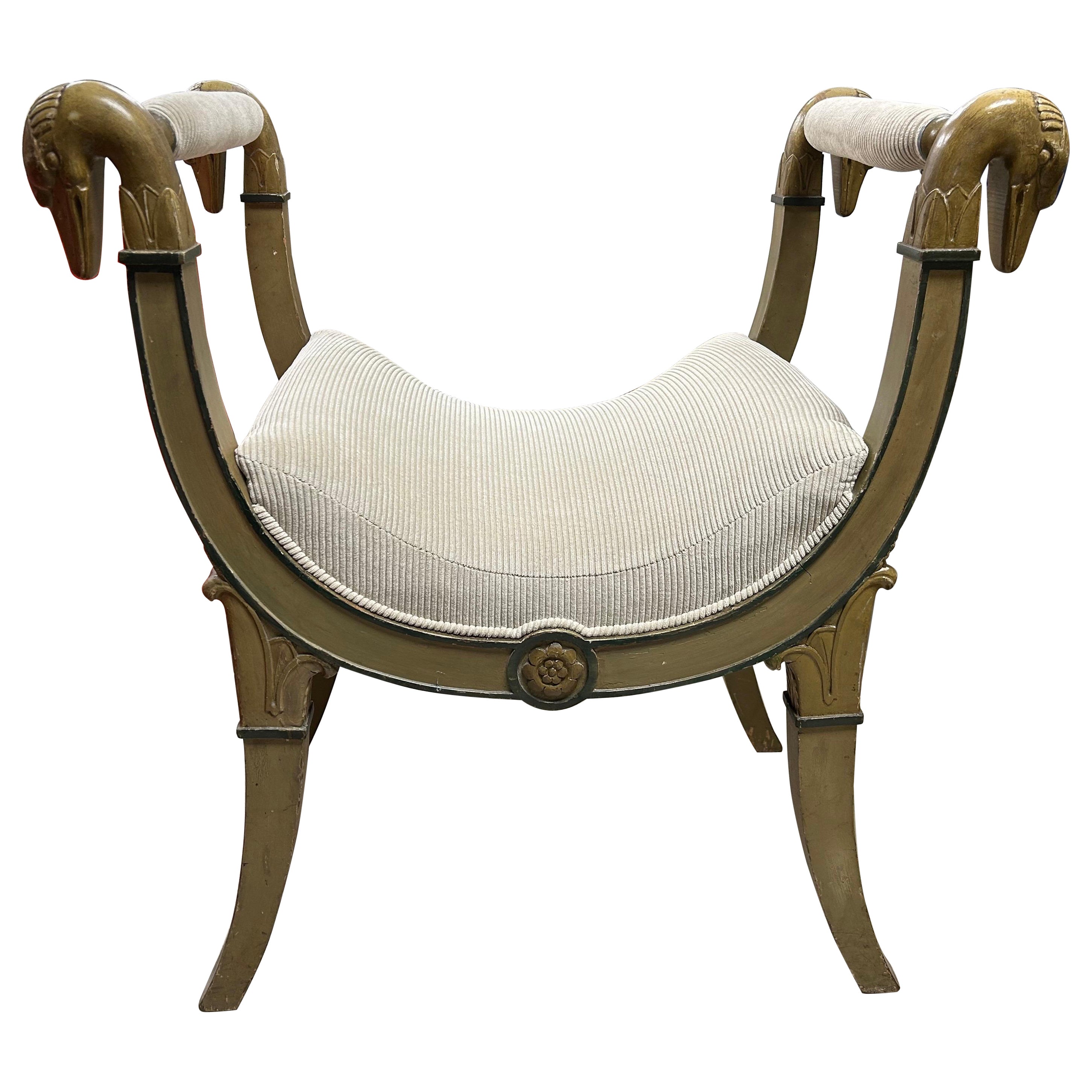 French Directoire Style Bench For Sale at 1stDibs