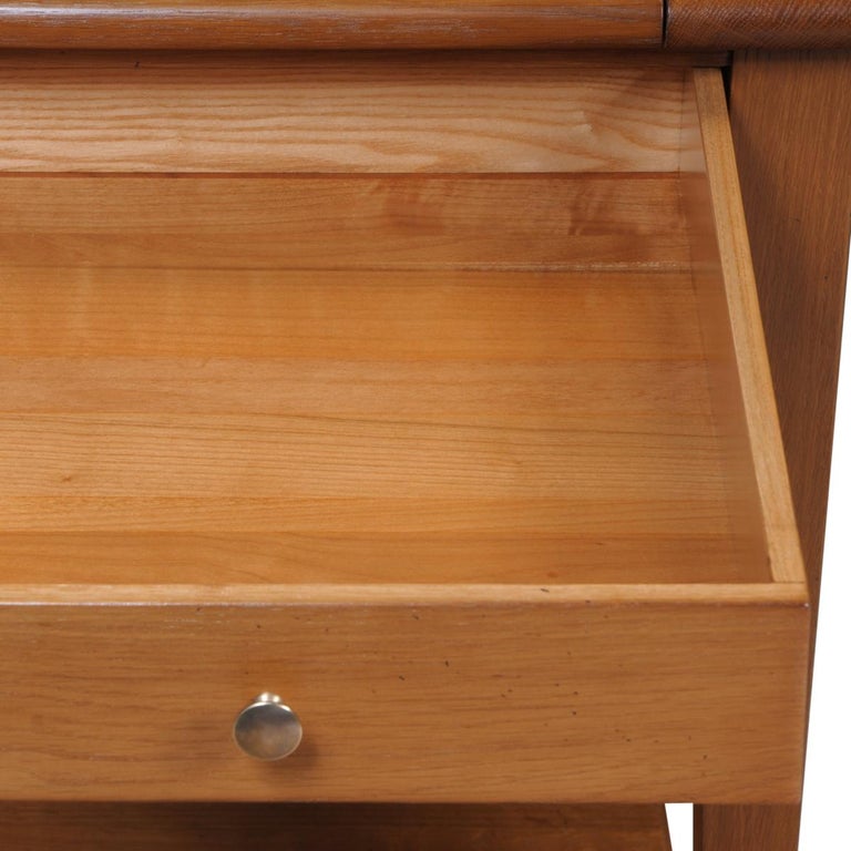 French Directoire style desk in oak For Sale at 1stDibs