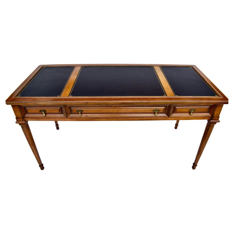French Directoire Style Leather Top Desk For Sale at 1stDibs