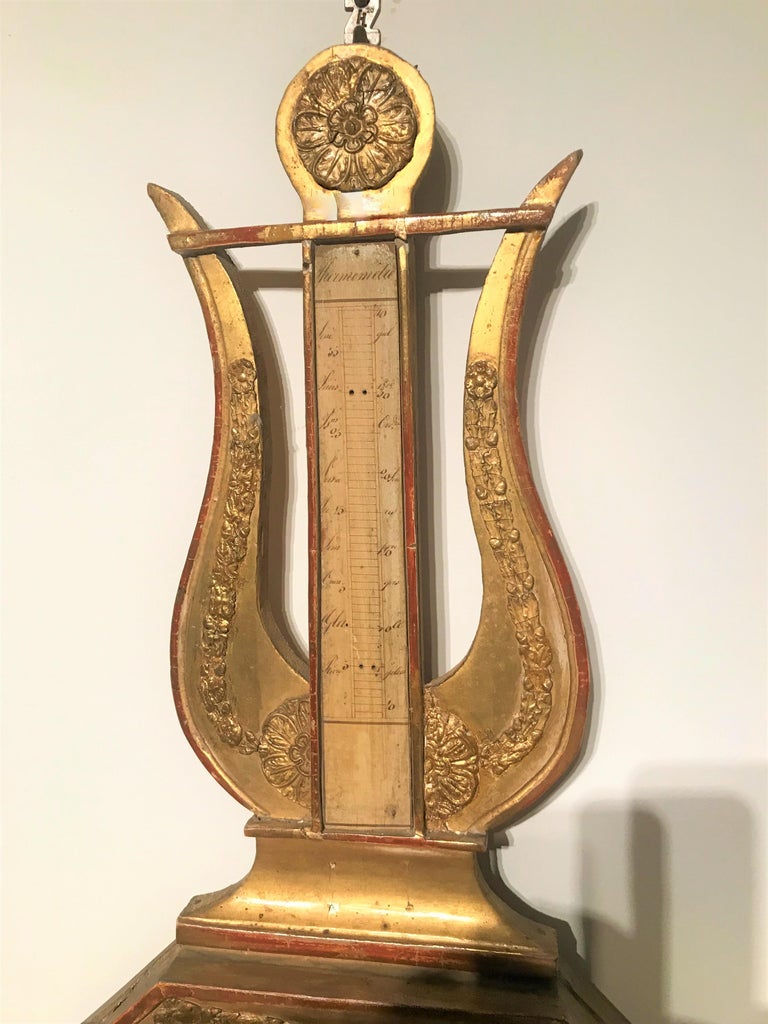 French Directoire to Empire Giltwood Barometer Case Early 19th Century ...