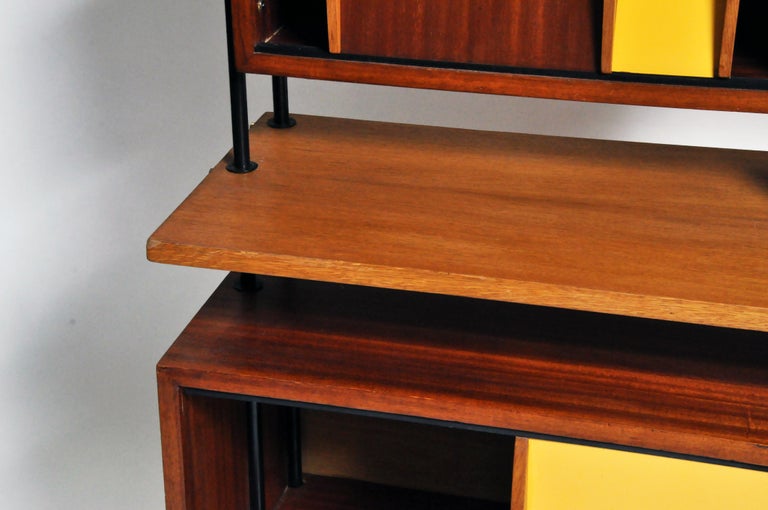 French Display Cabinet with Sliding Doors at 1stDibs