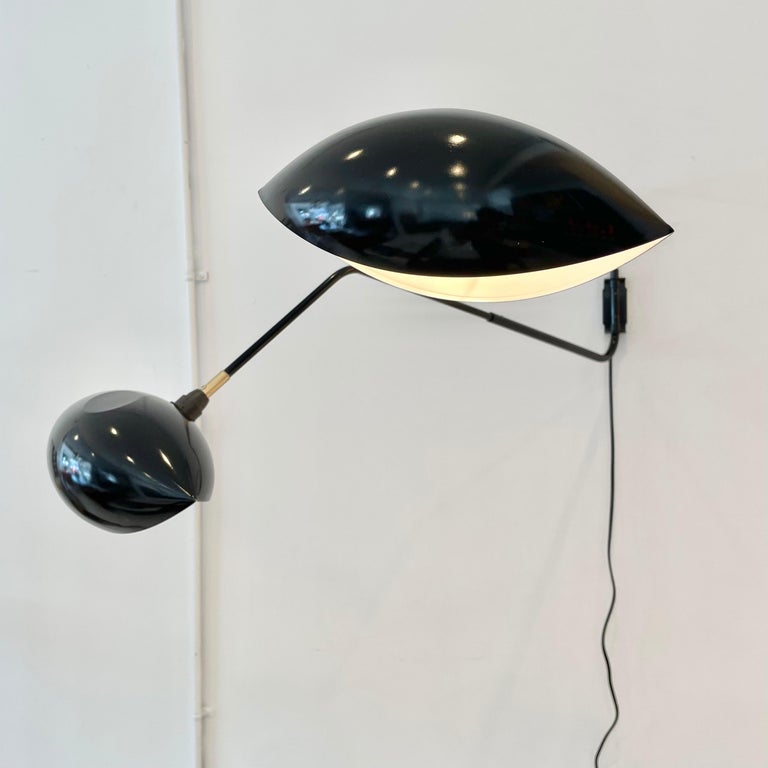 French Double Arm Articulating Sconce For Sale at 1stDibs