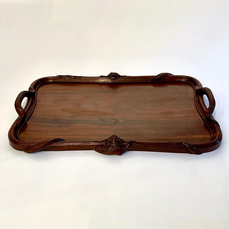 French Double Headed Dragon Tray 1920s For Sale at 1stDibs