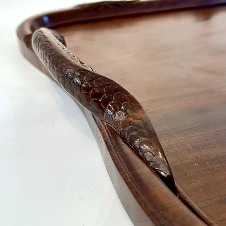 French Double Headed Dragon Tray 1920s For Sale at 1stDibs