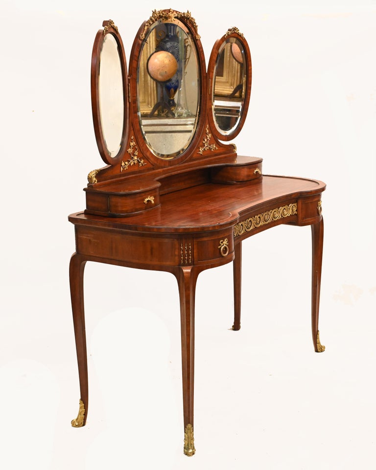 French Dressing Table Mirror Set Bedroom Furniture, 1920 For Sale at ...