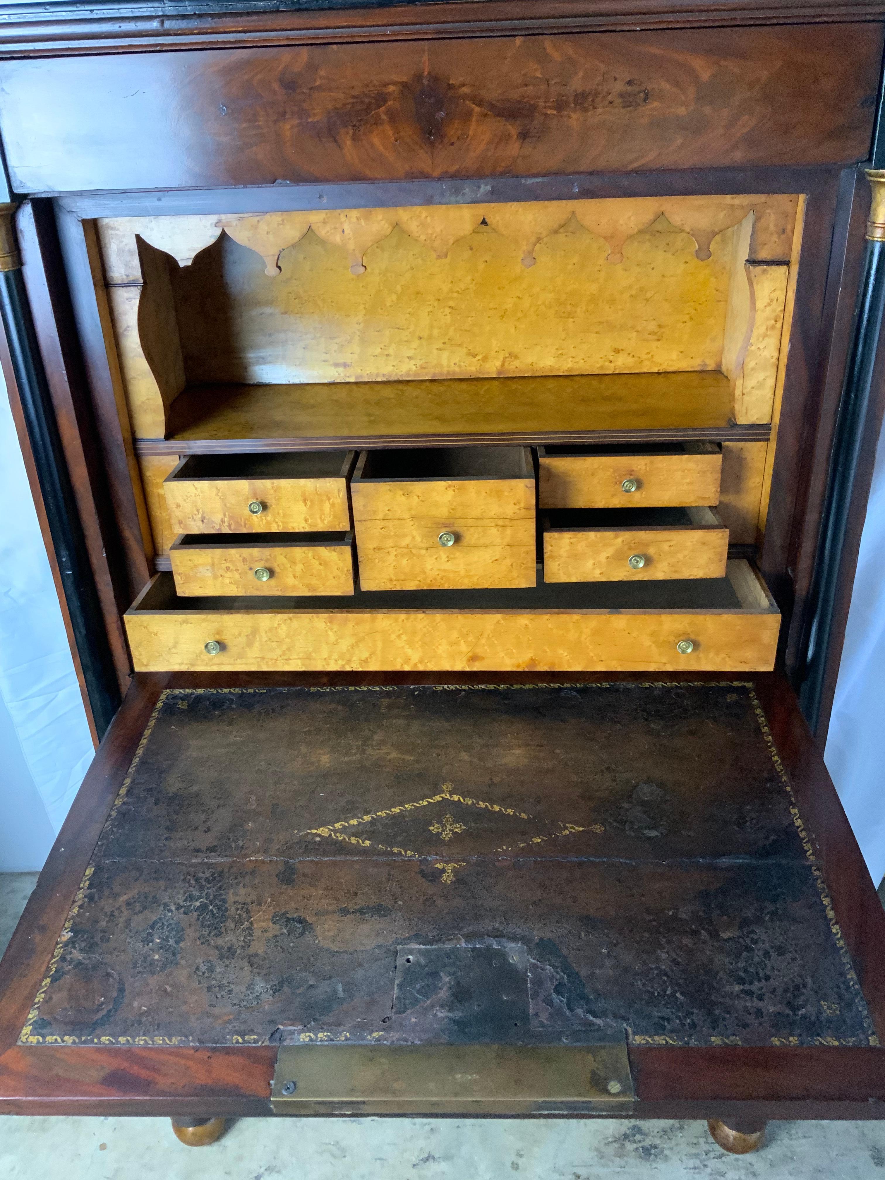 French Drop Front Secretary Desk at 1stDibs