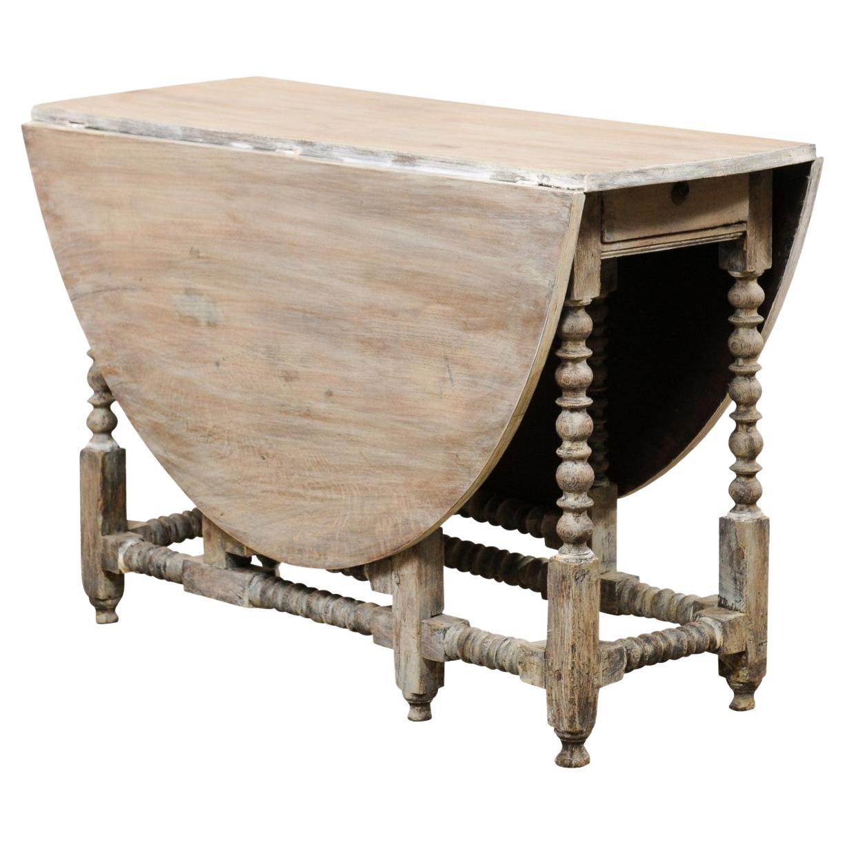 Lovely French Wine Tasting Table in Round Shape with Tilt-Top and Gate ...